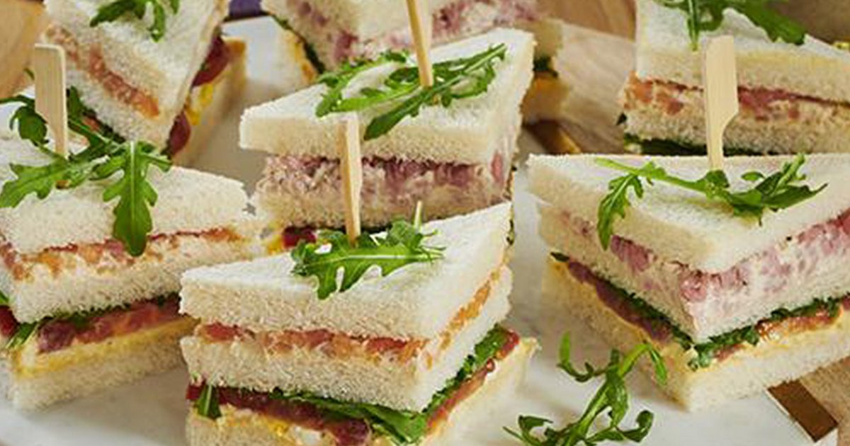 Mini Club Sandwich Canapes | Kikkoman