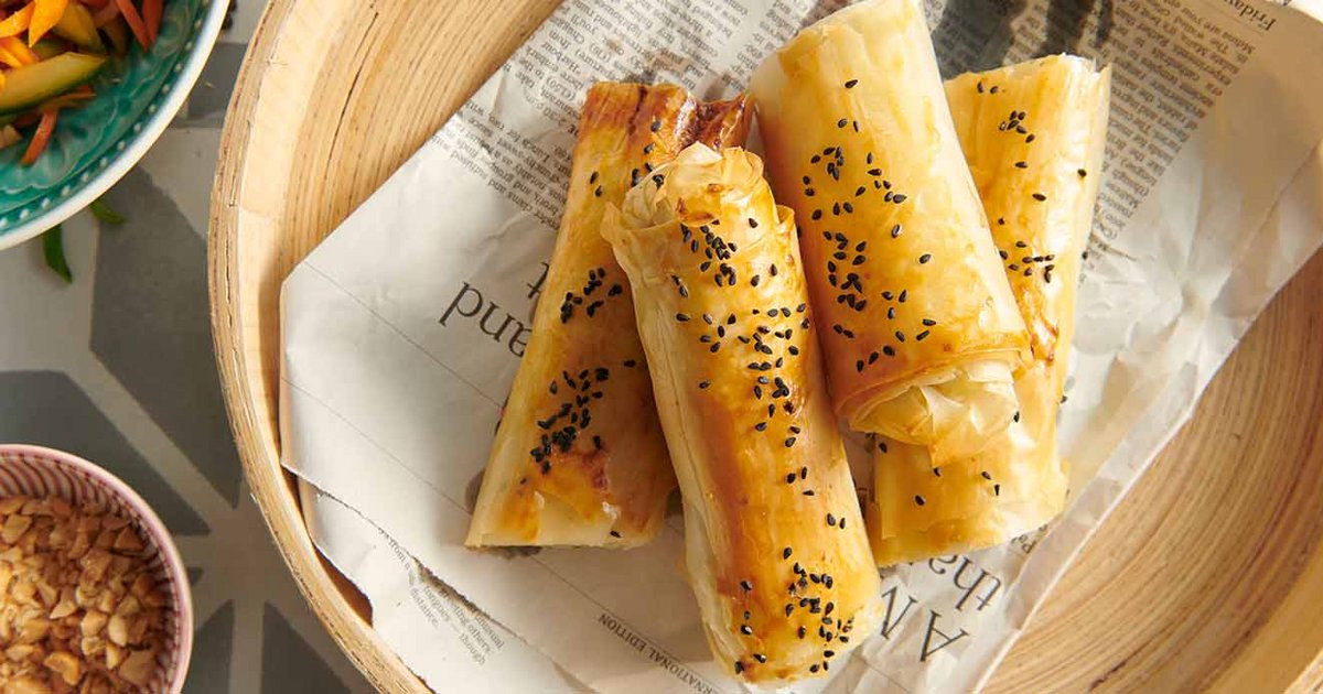 Spinach börek with Vietnamese vegetables | Recipe | Kikkoman