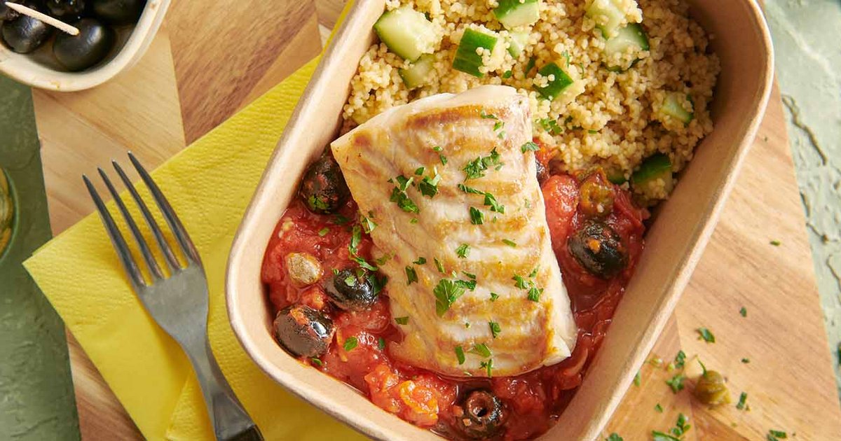 Cod in puttanesca sauce | Recipe | Kikkoman