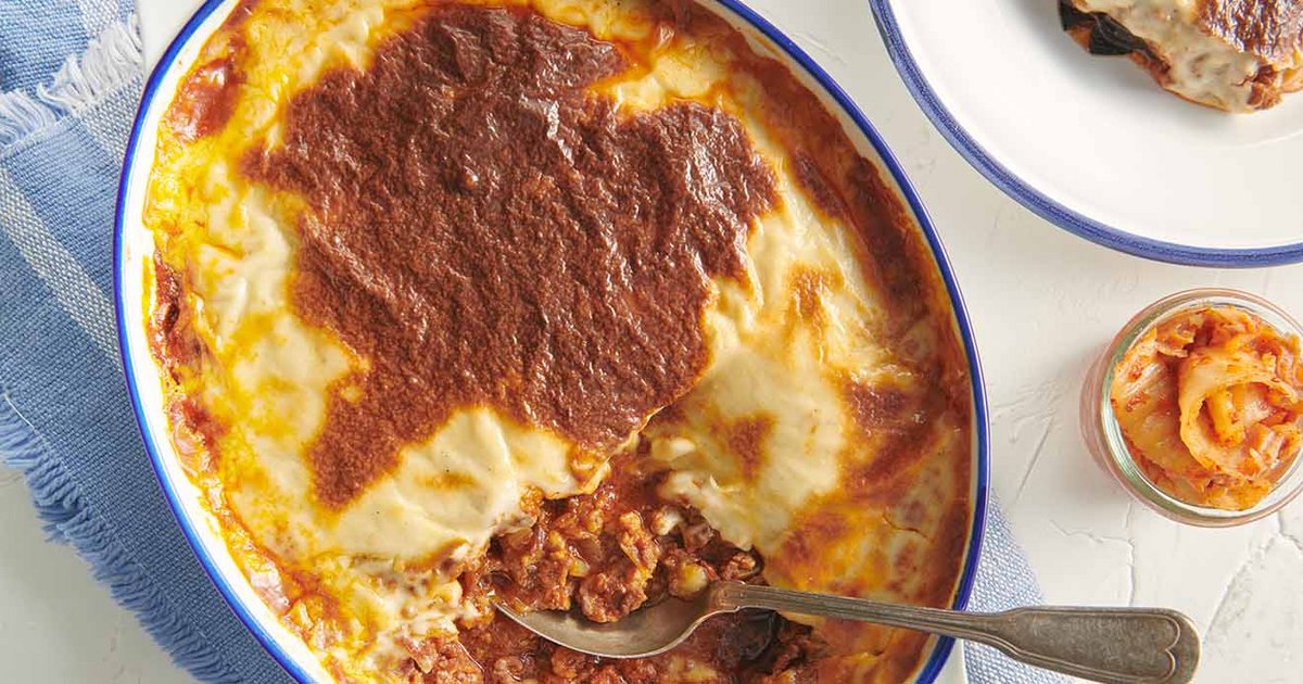 Kimchi moussaka | Recipe | Kikkoman