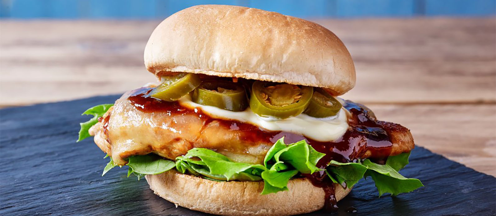 Kikkin' Chicken Burger | Recipe | Kikkoman