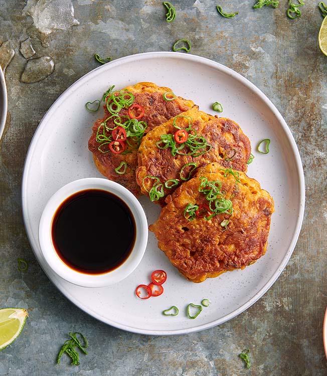 Juicy-seafood-pancakes | Recipe | Kikkoman