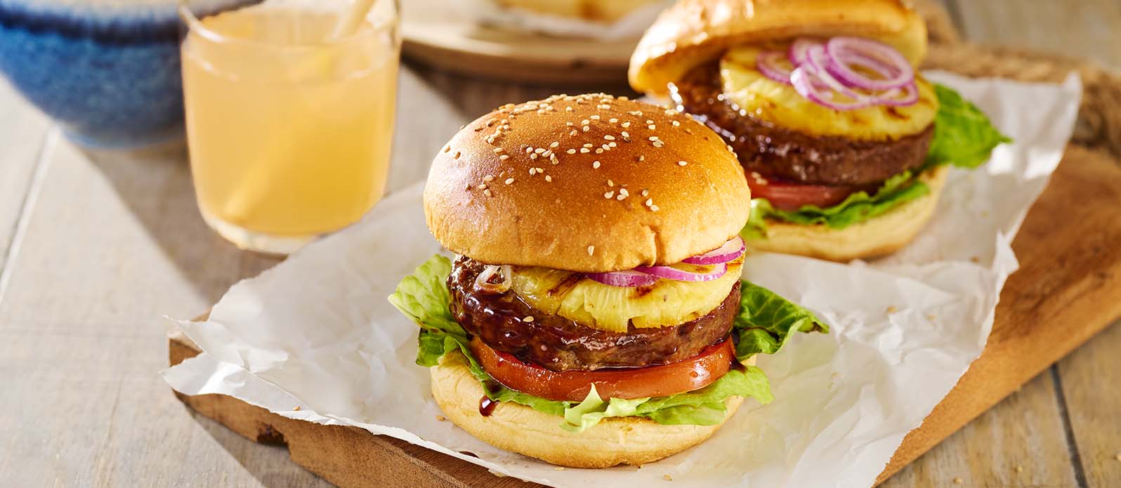 Hawaiian Style Poke Burger | Recipe | Kikkoman