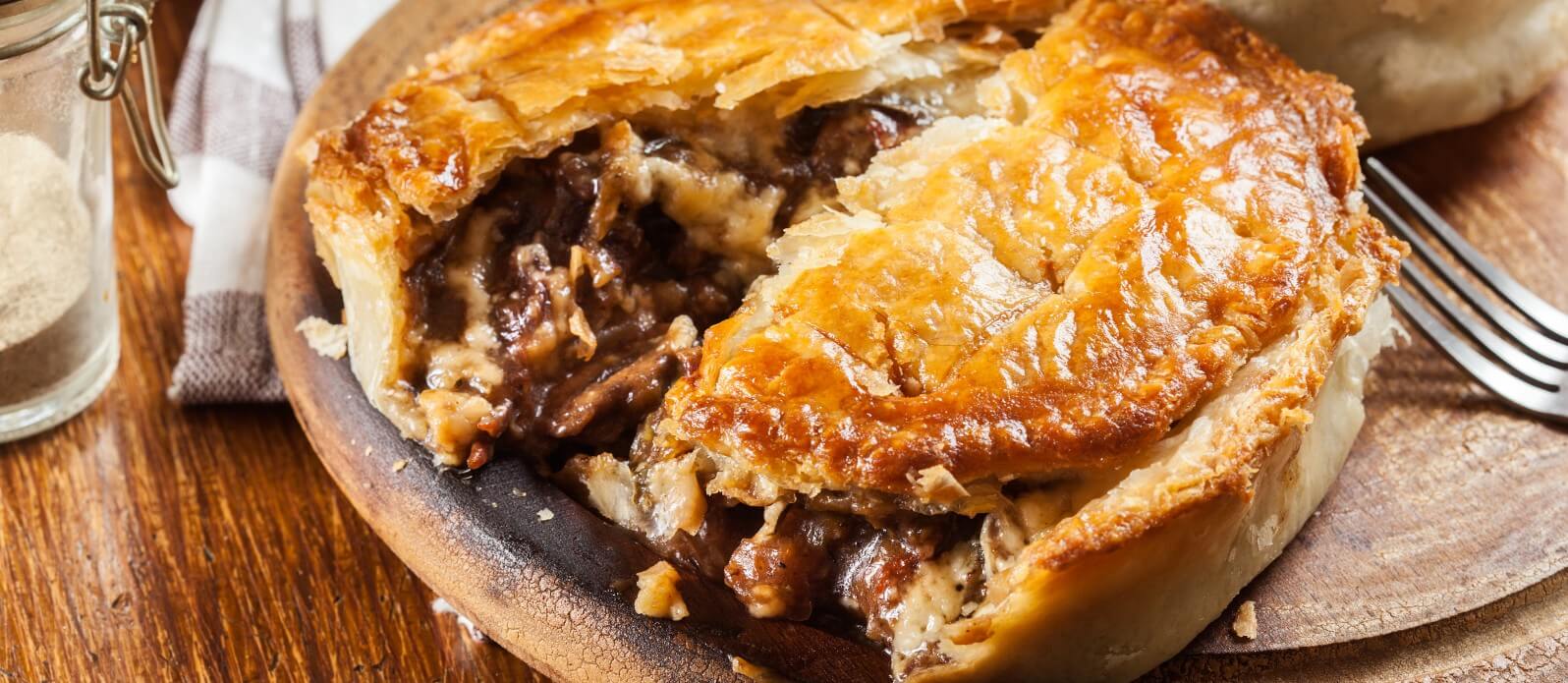how to cook steak pie with puff pastry