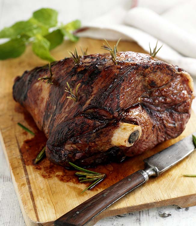 Fragrant leg of lamb with soy glaze | Recipe | Kikkoman